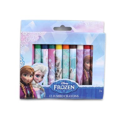 Disney Frozen 12 Count Jumbo Crayon Crayons Set - Want It All