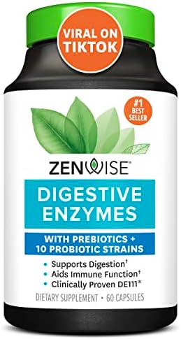Zenwise Digestive Enzymes - Probiotic Multi Enzyme with Probiotics and ...