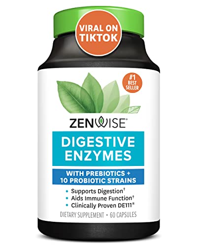 Zenwise Digestive Enzymes - Probiotic Multi Enzyme with Probiotics and ...