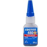 Loctite 48040 Black 480 Prism Instant Adhesive, Toughened, 0.7 oz, 20 g ...