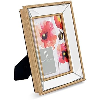 Amazon.com - Two's Company Reflections Beveled Mirror Photo Frame, 5 by ...