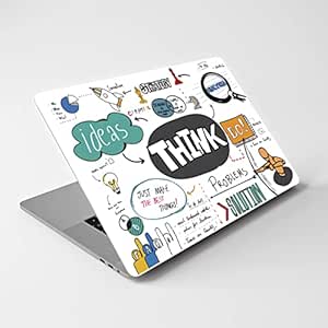 NoWorries Doodle Theme Laptop Skin Sticker Decals Suitable for All Type ...