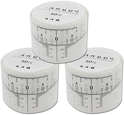 ELECDON Eyebrow Ruler Sticker for Microblading, Disposable Adhesive ...