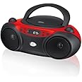 Amazon.com: GPX, Inc. Portable Top-Loading CD Boombox with AM/FM Radio ...