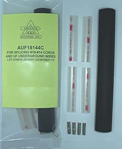 Underground Direct Burial Wire Splice & Cord repair Kit for #18 - #14 ...