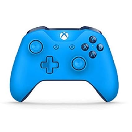 Microsoft Official Xbox Wireless Blue Controller: Amazon.co.uk: PC ...