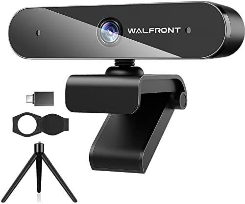 Walfront 1080P Webcam for PC Laptop Desktop, 360-Degree Rotation ...