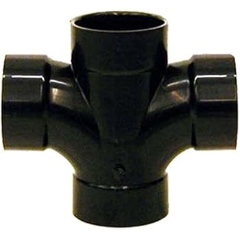GENOVA 81132 3X2 ABS SANITARY TEE 3" x 3" x 2" Black - Pipe Fittings ...
