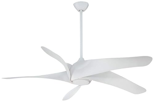 Minka-Aire F905L-WH, Artemis XL5 62" LED Ceiling Fan, White Finish in ...