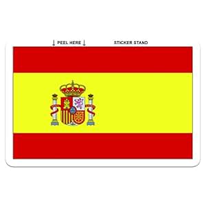Amazon.com: Spanish Flag Spain car bumper sticker decal 5" x 3": Automotive
