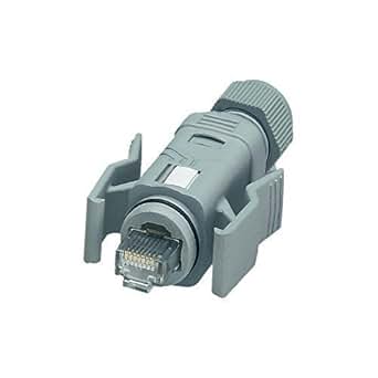 PHOENIX CONTACT VS-08-RJ45-5-Q/IP67 VS08RJ455QIP67, Plug RJ45 Connector ...
