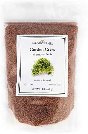 Garden Cress Seeds for Microgreens & Planting Outdoors | 1 LB Bulk ...
