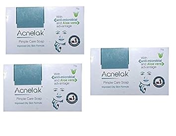 Buy Acnelak Pimple Care Soap pack of 3 Online at Low Prices in India ...
