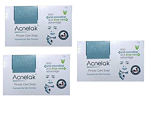 Buy Acnelak Pimple Care Soap pack of 3 Online at Low Prices in India ...