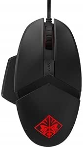 Amazon.com: OMEN by HP Wired USB Gaming Reactor Mouse (Black/Red ...