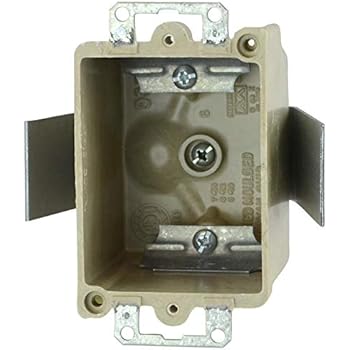 Allied Moulded H1098=N Single Gang Fiberglass Box - Electrical Boxes ...