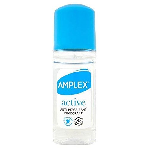 TWO PACKS of Amplex Active Anti-Perspirant Deodorant Roll On 50ml ...