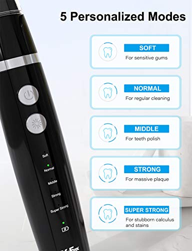 Plaque Remover For Teeth - Sonic Electric Tooth Cleaner, Tartar ...