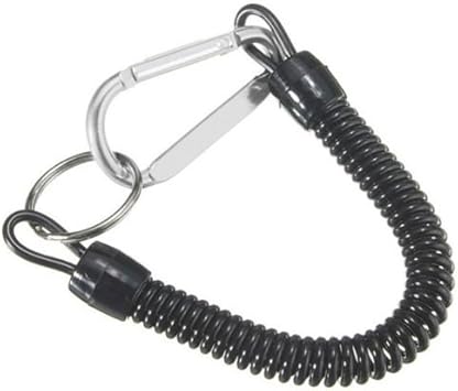 Vinciann Porte-clés mousqueton attache extensible + corde lacet pour ...