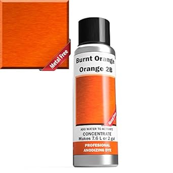 Amazon.com: Professional Aluminum Anodizing Dyes | Orange 2B | Light to ...
