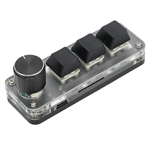 Qiilu Mini 4 Key Keypad Yoidesu Mini 3 Key Keypad Acrylic 3 Key Small ...