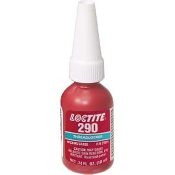 Loctite 29021 verde 290 medio alta resistencia Threadlocker, 300 Grado ...