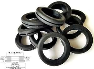 Amazon.com: 12 Pcs Heavy Duty Rubber Grommets 1-1/2" Inside Diameter ...