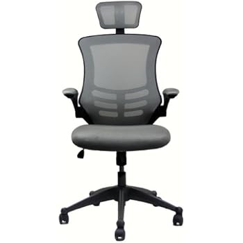 Amazon.com: Realspace(R) Calusa Mesh Mid-Back Chair, Silver: Kitchen ...