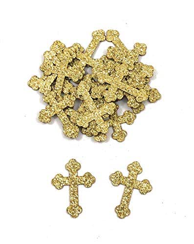 Amazon.com: Gold Glitter Cross Confetti - 100 Pieces : Handmade Products