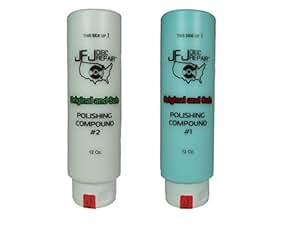 Amazon.com: Original JFJ Polish Compound Combo Pack 12oz Blue #1 ...