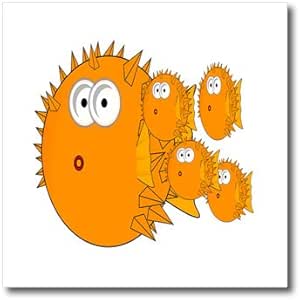 Florene - Childrens Art III - Print of Cartoon Mama Fish And Baby Fish ...