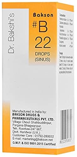 Bakson B22 Sinus Drop in Kuwait | Whizz Sinus Medicine