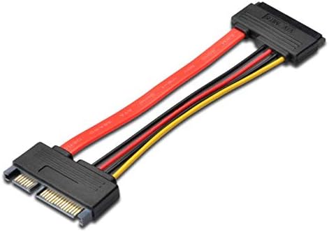 Premium Cord SATA 22-Pin Male to SATA 22-Pin Female Extension Cable ...