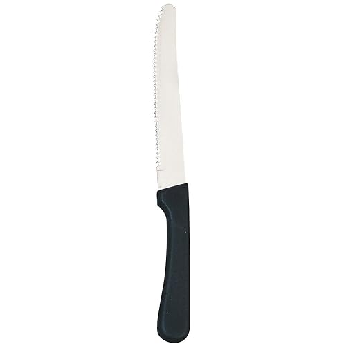 Round Tip Steak Knife with Plastic Handle, 5 Inch Blade -- 12 per Case ...