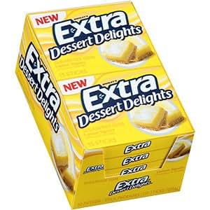 Amazon.com : Extra Dessert Delights Lemon Square Gum (Sugar-free) - 10 ...