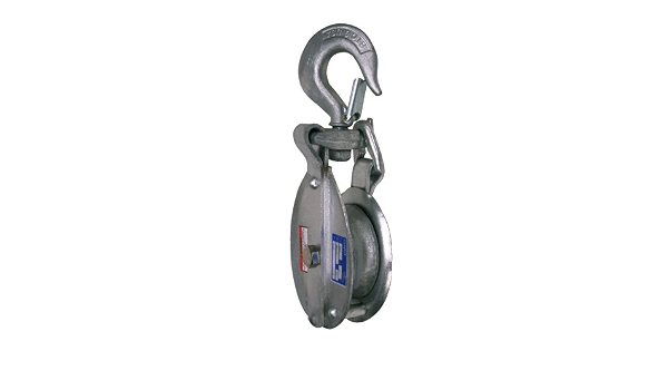 4-1/2 Sheave Campbell 4099NC 4-1/2 Single Steel Drop Side Snatch Block ...