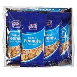 Amazon.com : Lance Salted Peanuts . 8 oz packs of 5 packs per box ...