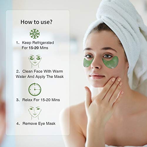 Collagen Under Eye Patches,60 PCS Under Eye Gel Pads Eye Mask Treatment ...