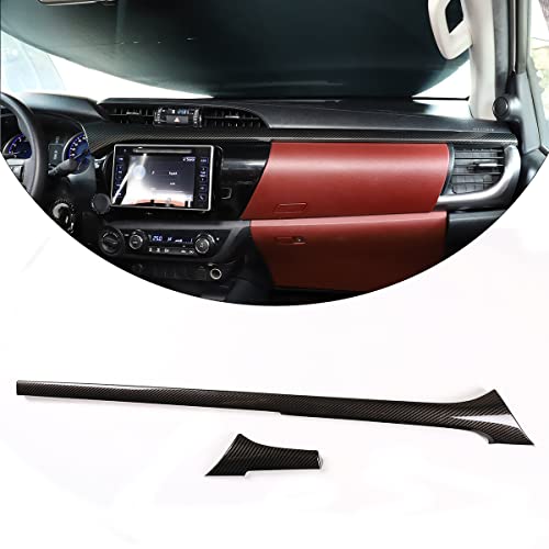 Car ABS Inner Look Central Console Dashboard Panel Cover Trim Stickers ...