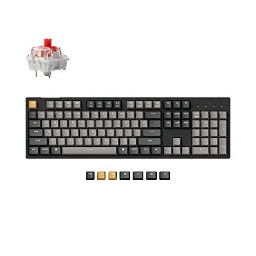 Keychron C2 Pro Wired Custom Mechanical Keyboard Full Size Layout QMK ...