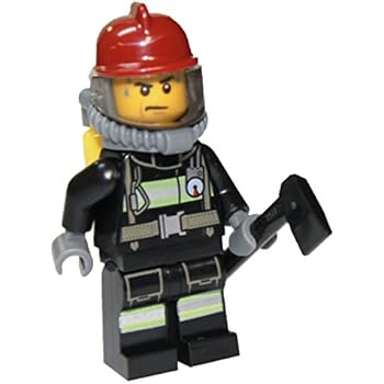 Amazon.com: LEGO Female Firefighter Minifigure by LEGO: Toys & Games