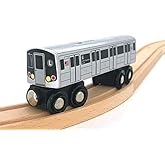 Amazon.com: Munipals Wooden Subway F Line Train 6th Ave Local Car Set ...