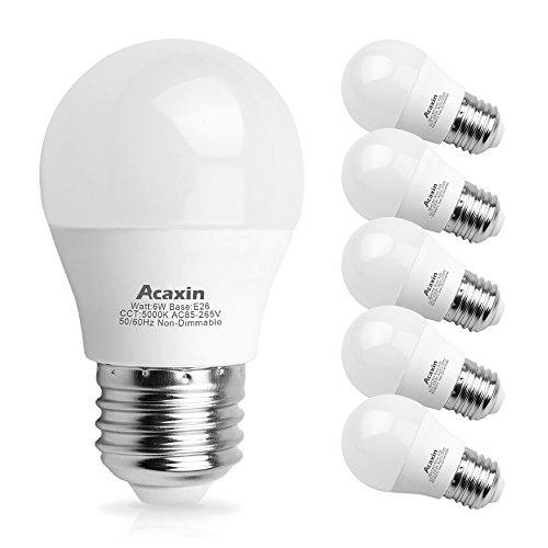 A15 LED Light Bulb 6W 60 Watt Equivalent, Acaxin A15 LED Lights,Non ...