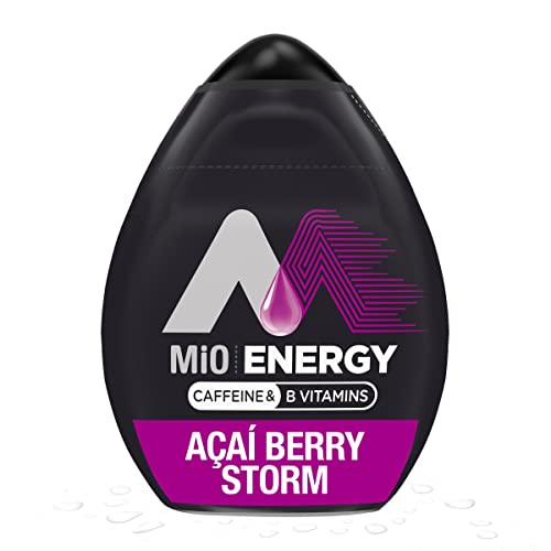 MiO Energy Acai Berry Storm Liquid Water Enhancer w/ Caffeine & B ...