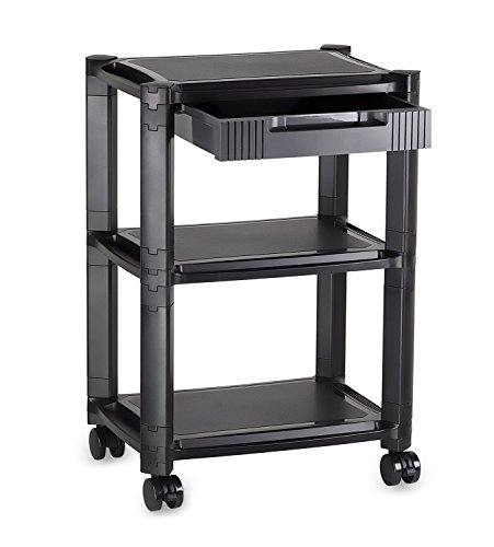 Mount-It Printer Stand With Wheels And Drawer Rolling Printer Cart ...