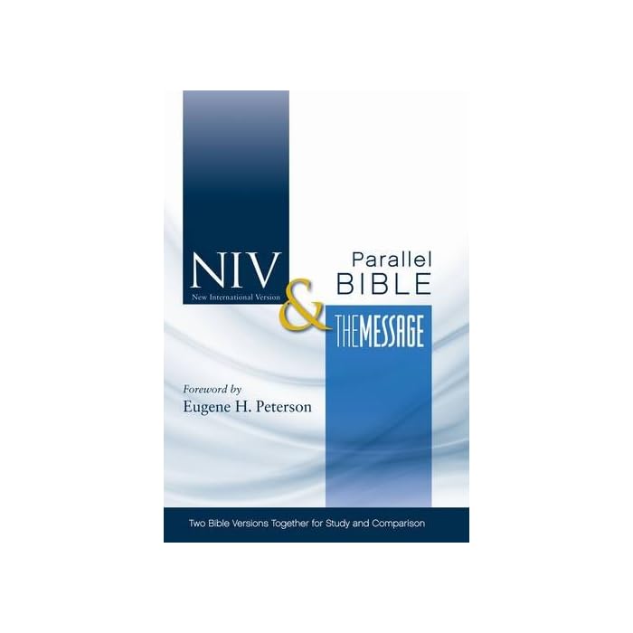 Buy NIV, The Message Side-by-Side Bible, Hardcover: Two Bible Versions ...