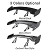 47" Universal Wing Spoiler GT Style Adjustable Racing Spoiler ABS ...