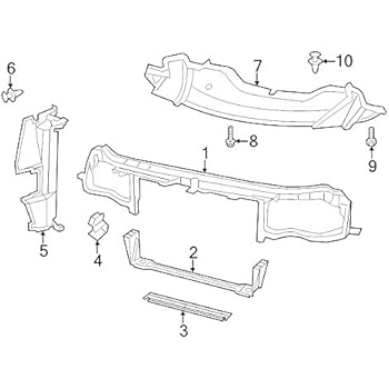 Amazon.com: Mopar Performance 68199436AA MOPAR Shield: Automotive