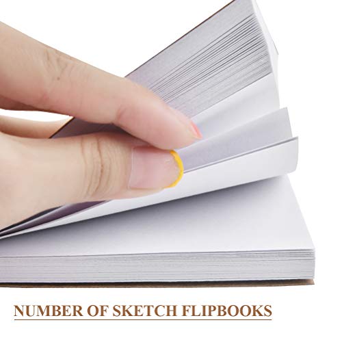 BUYGOO 750 Sheets Blank Flip Book Paper with Holes, 4.5" x 2.5 ...