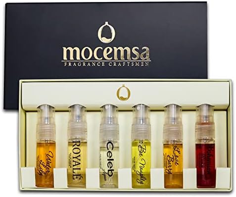 MOCEMSA Perfume Trial Set Gift Set for Women Pack of 6 Testers Pocket ...